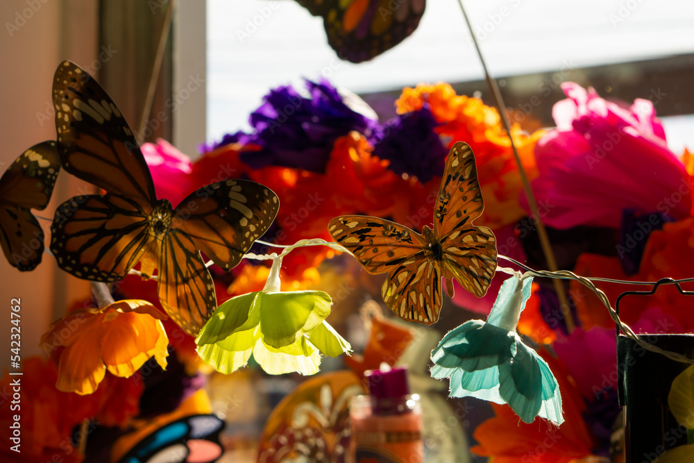 Mexican paper flags. poncho serape background Mexican Mexico paper ...