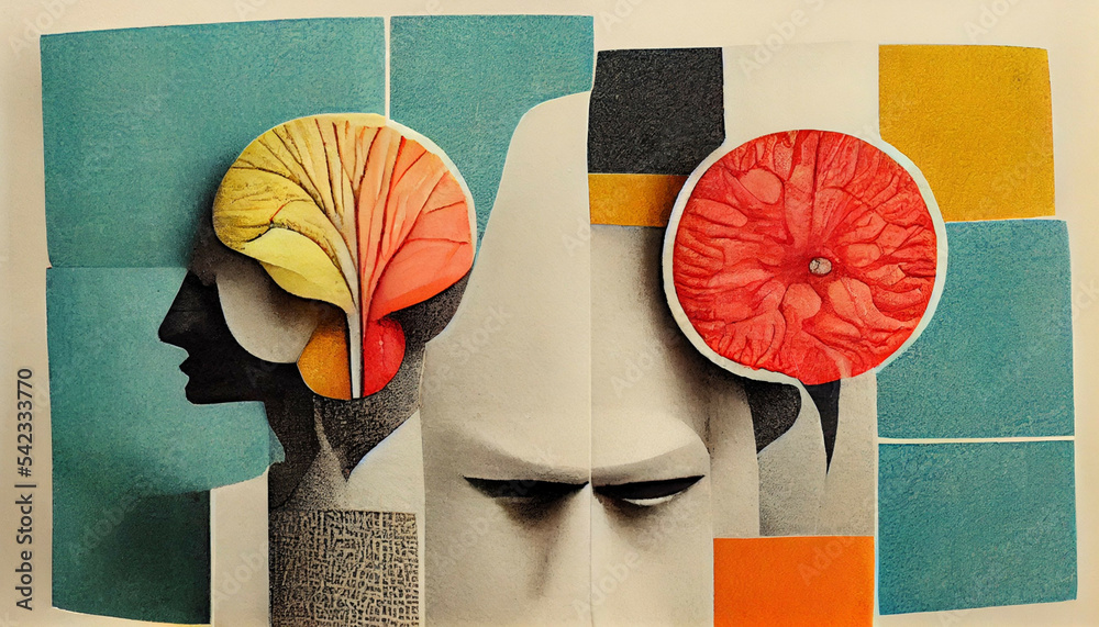Mental States collage aesthetic, imagination, creativity, thought ...