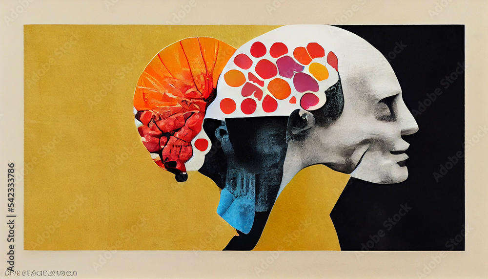 Mental States collage aesthetic, imagination, creativity, thought ...