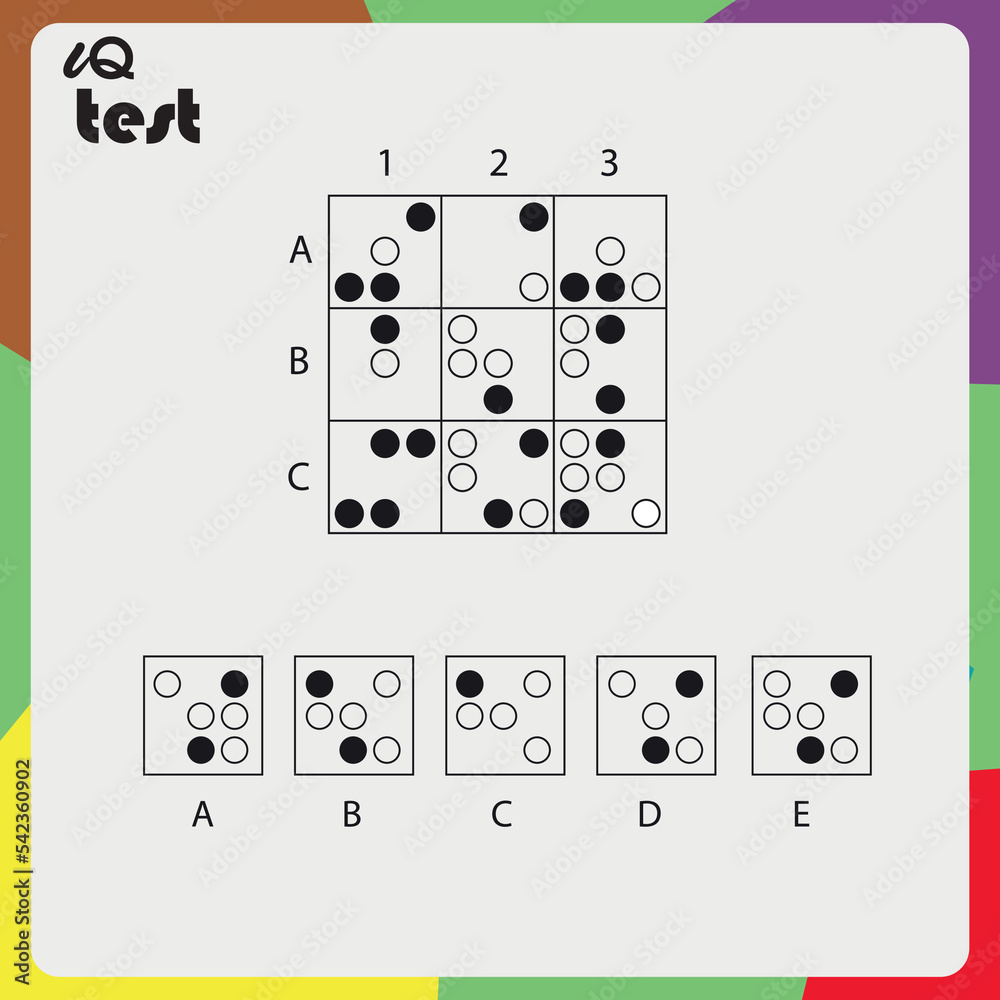 Practice Questions Worksheet for Education and IQ Test. Intelligence ...