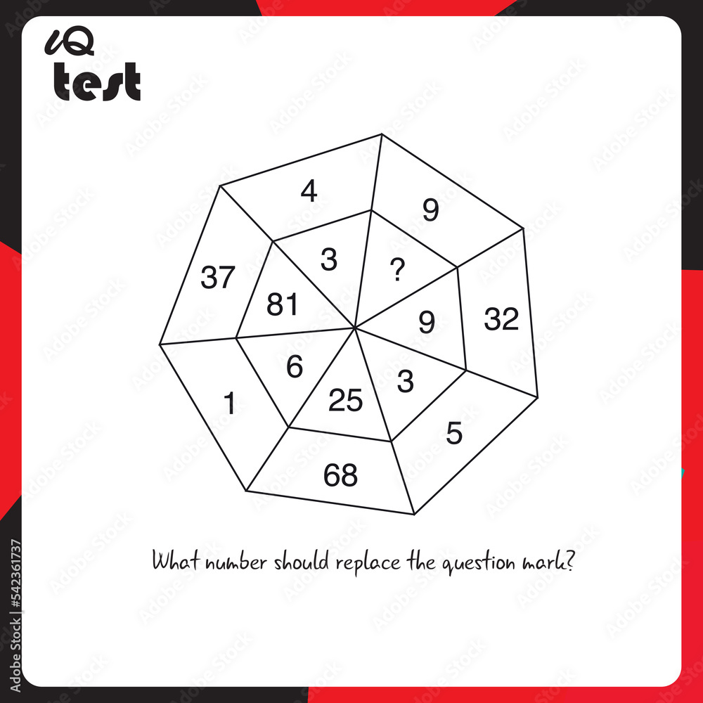 Practice Questions Worksheet for Education and IQ Test. Intelligence ...