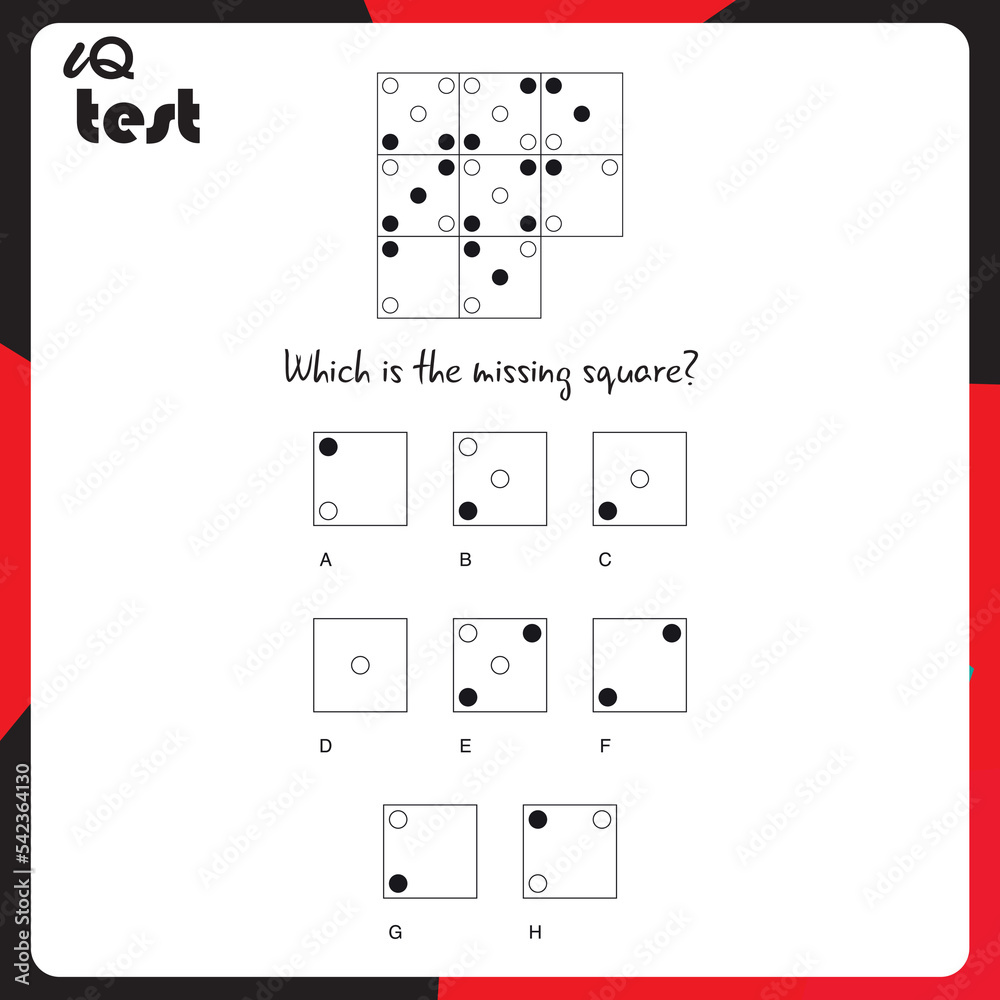 Practice Questions Worksheet for Education and IQ Test. Intelligence ...