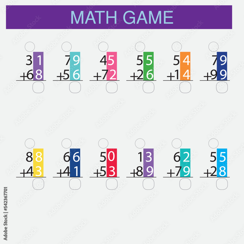 Worksheet. Mathematical puzzle game. Learning mathematics, tasks for ...