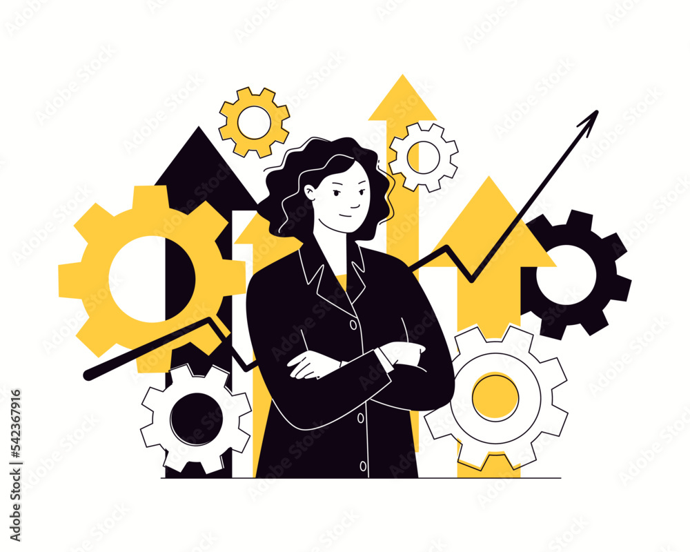 Concept of growth and development, process of achieving goals. Business ...