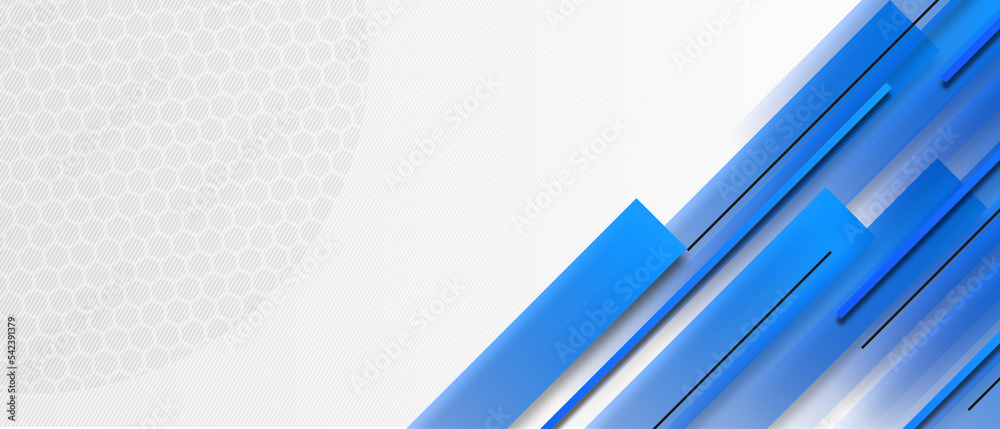 Abstract blue line on white background for presentation design Stock ...