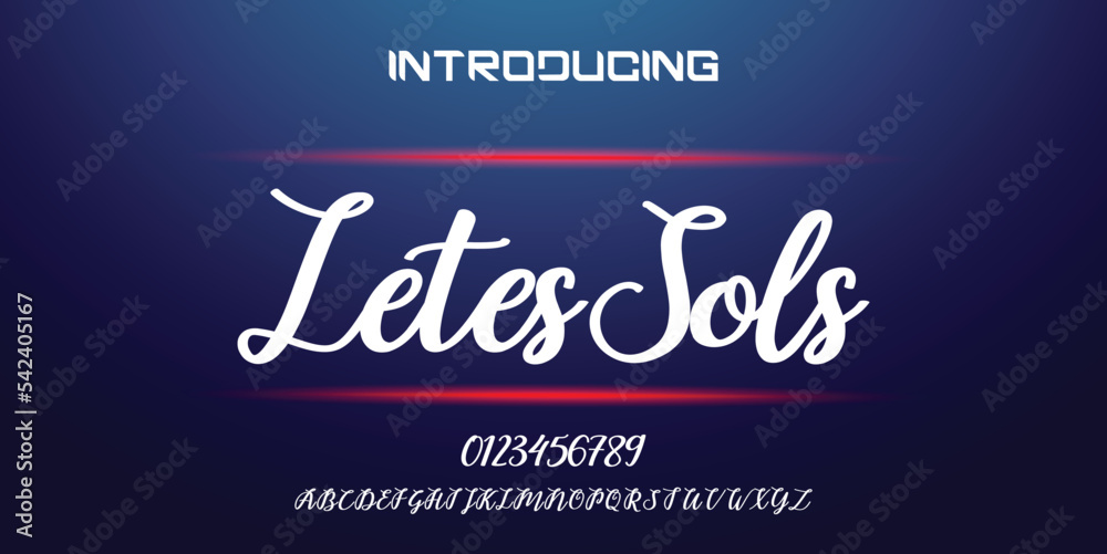 LETES SOLS Signature Font Calligraphy Logotype Script Brush Font Type ...