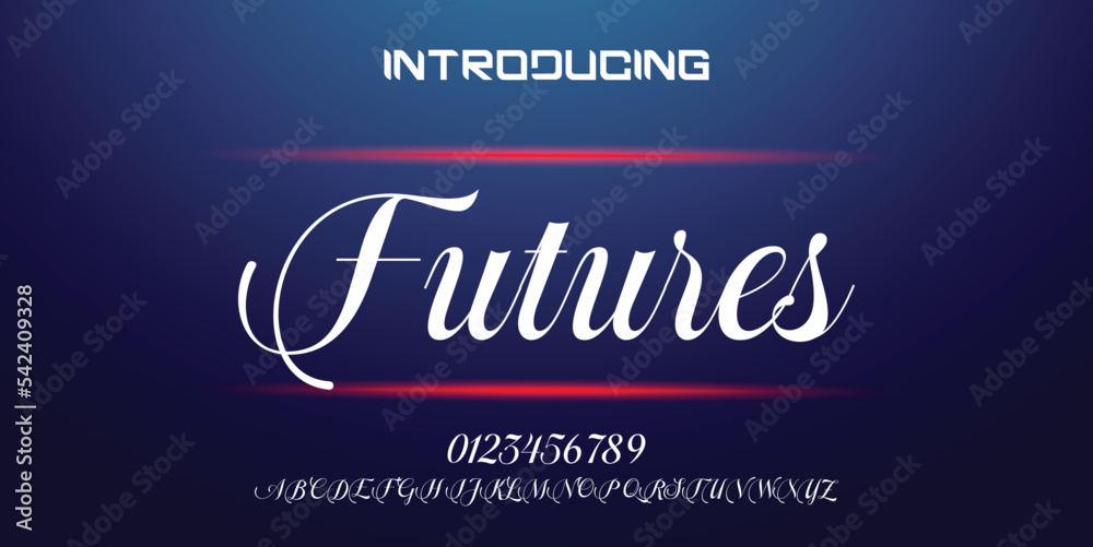 FUTURES Signature Font Calligraphy Logotype Script Brush Font Type Font ...