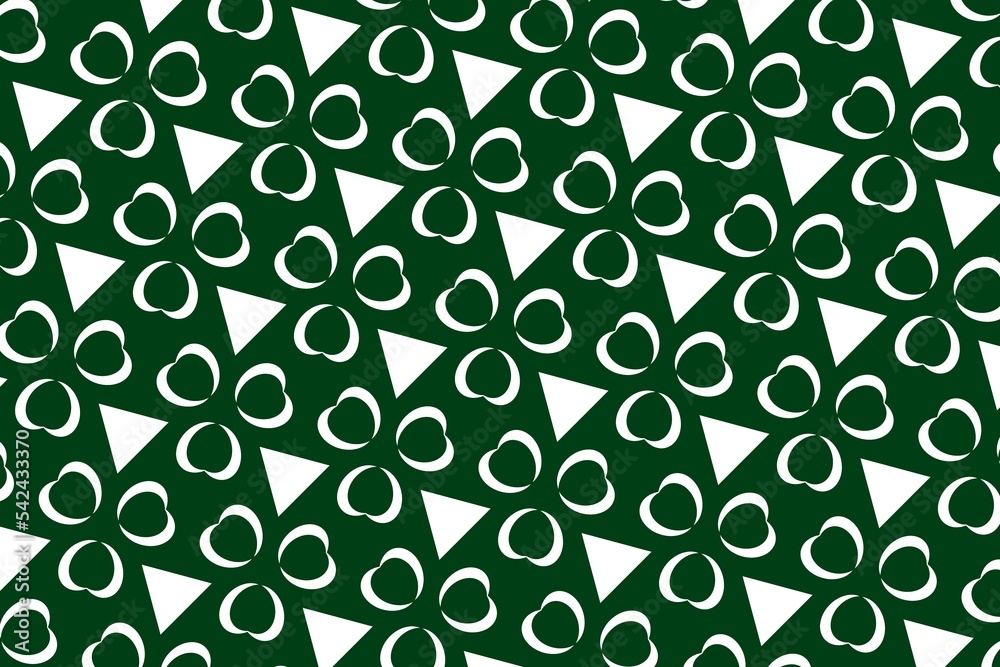 Geometric pattern in the colors of the national flag of Pakistan. The ...