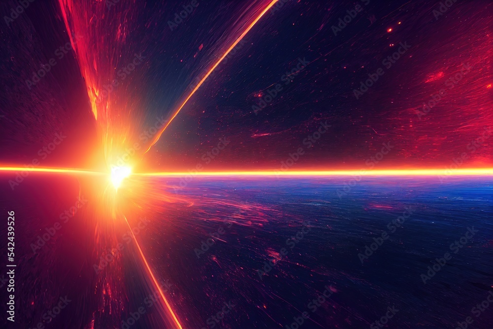 Space background with nebula and stars. environment, projection ...