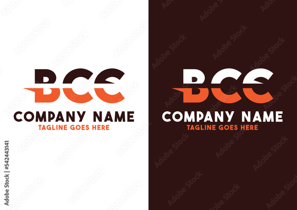 Letter BCC logo design vector template, BCC logo Stock Vector | Adobe Stock