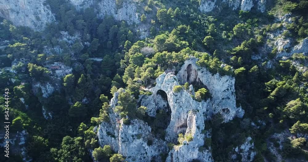 Arco Naturale, limestone arch that forms a bridge between two pillars ...
