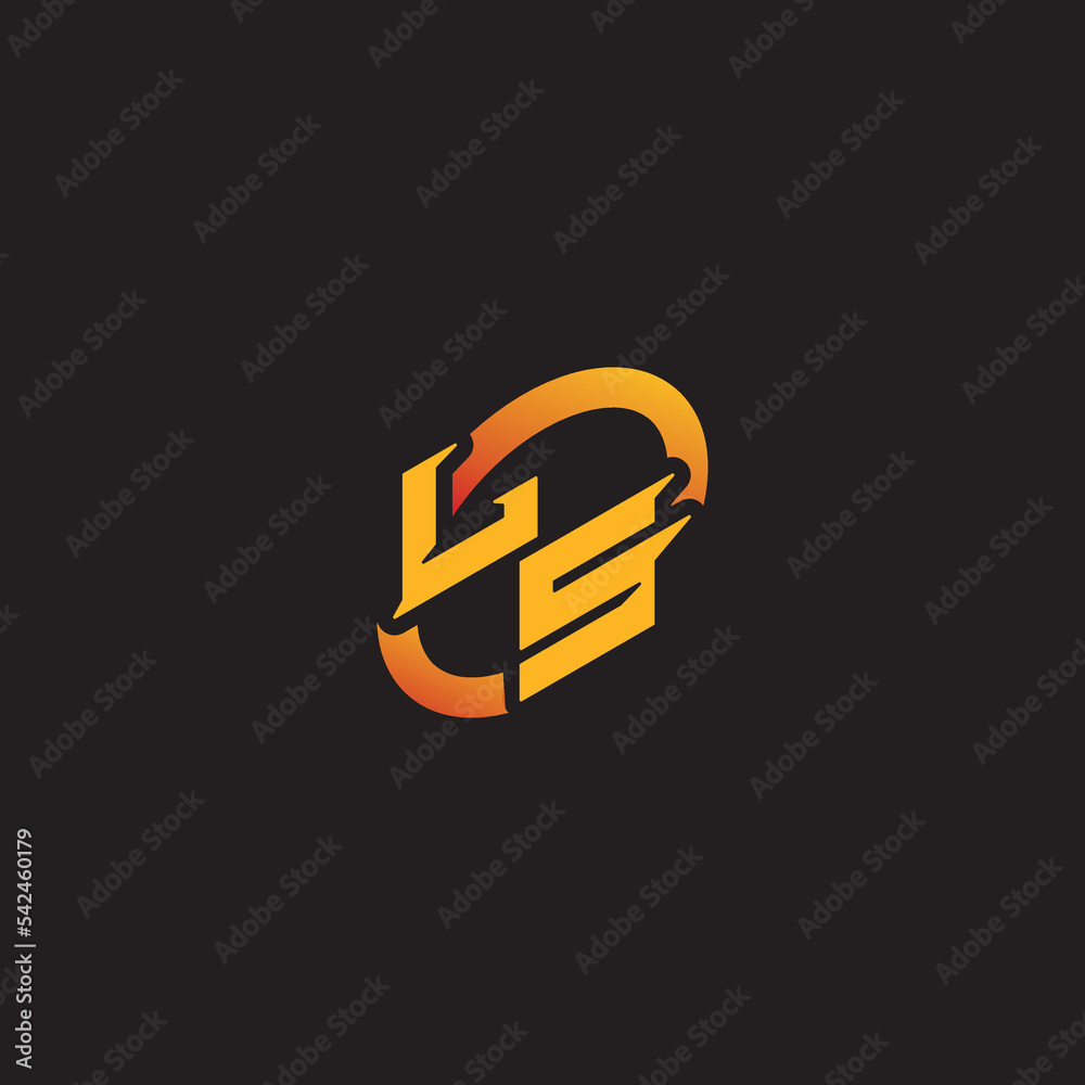 SL initial Design abstract esports logo for twitch and youtube ideas ...
