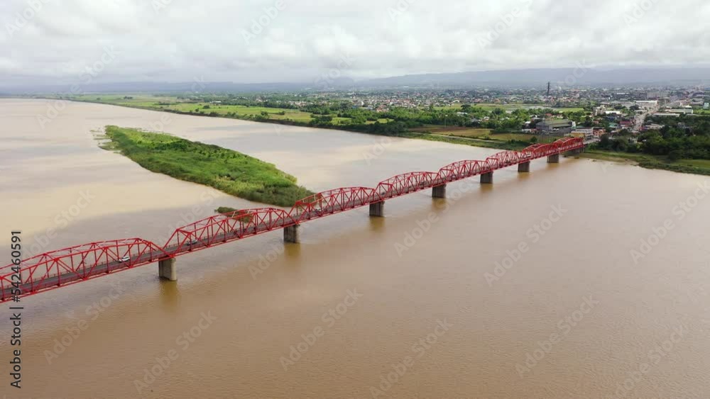Vidéo Stock Cagayan River, largest by volume and longest river in the ...