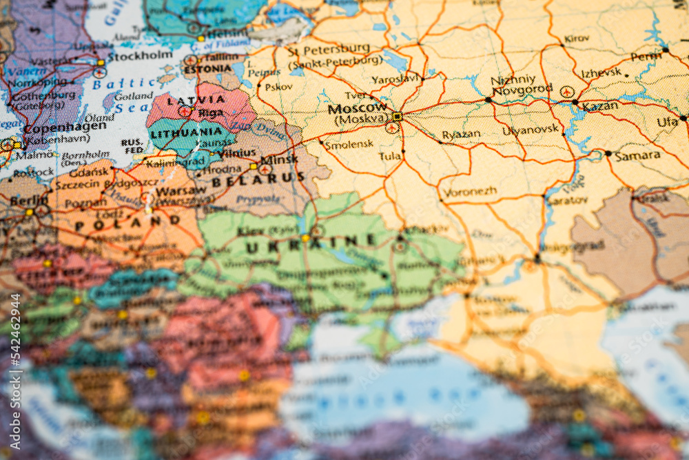 Moscow On The World Map