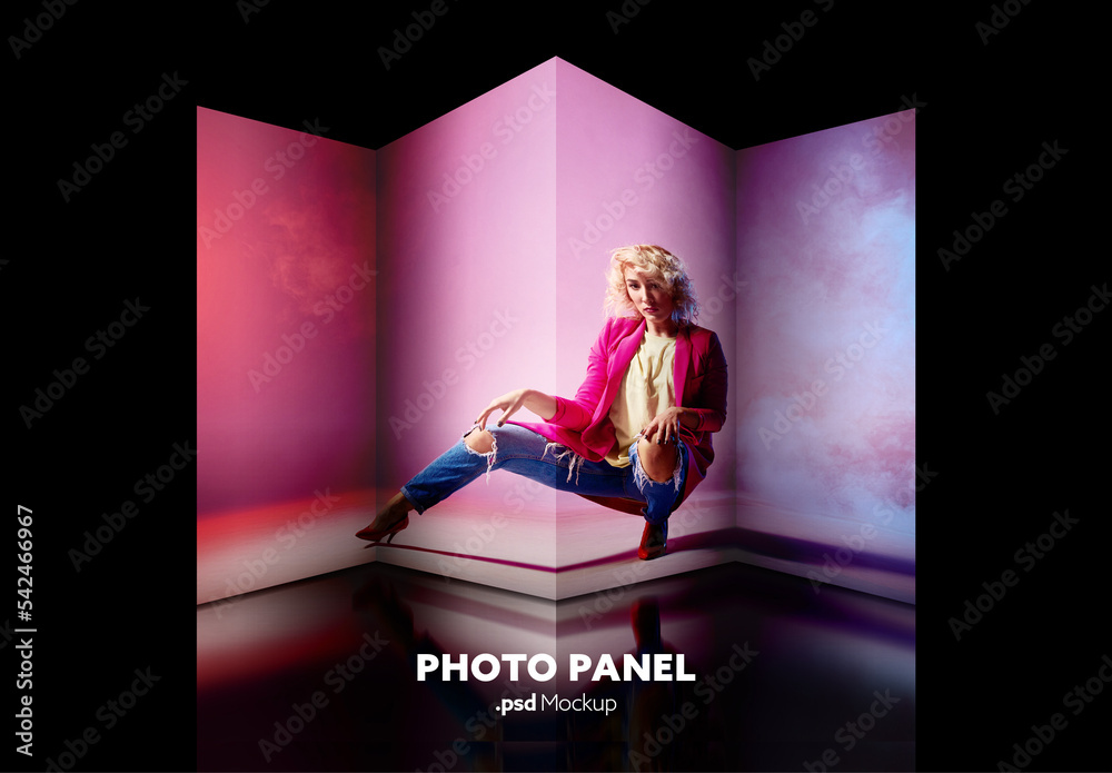 Photo Panel Mockup Stock Template | Adobe Stock