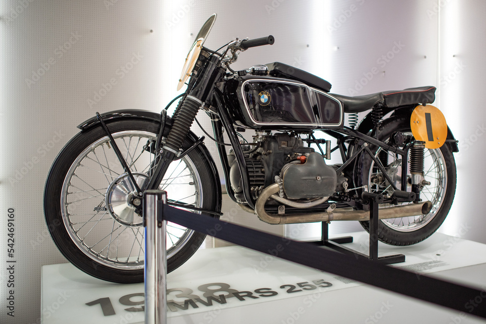 Munich, Germany - September 14, 2018: an old BMW RS 255, 1938 ...