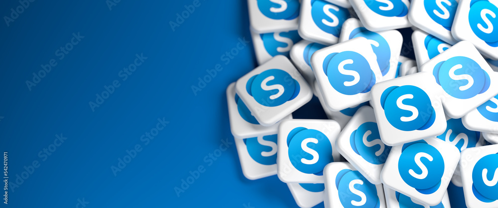 Logos of the video conferencing and communications technology brand ...