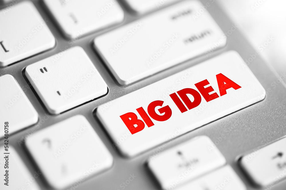 Big Idea - core concepts, principles and processes that should serve as ...