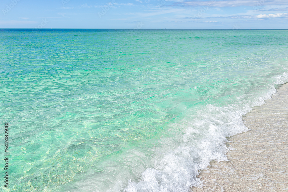 Clam pass park beach of Naples at Collier county, Florida with nobody ...