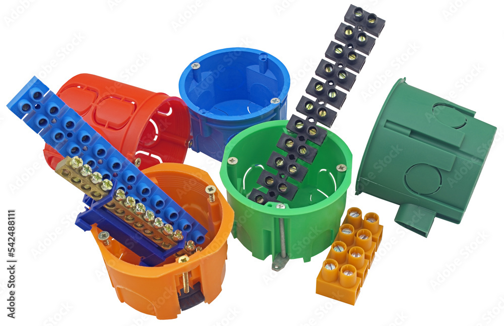 electrical boxes and other components using in electrical installations ...