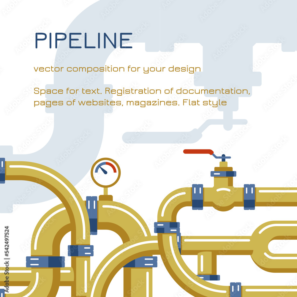 Vector composition with pipeline. Template for the design of a catalog ...