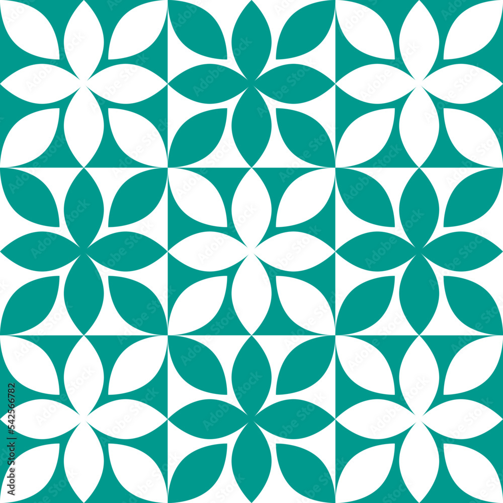 simple curve pattern, tile pattern geometric shape or textile art, hand ...