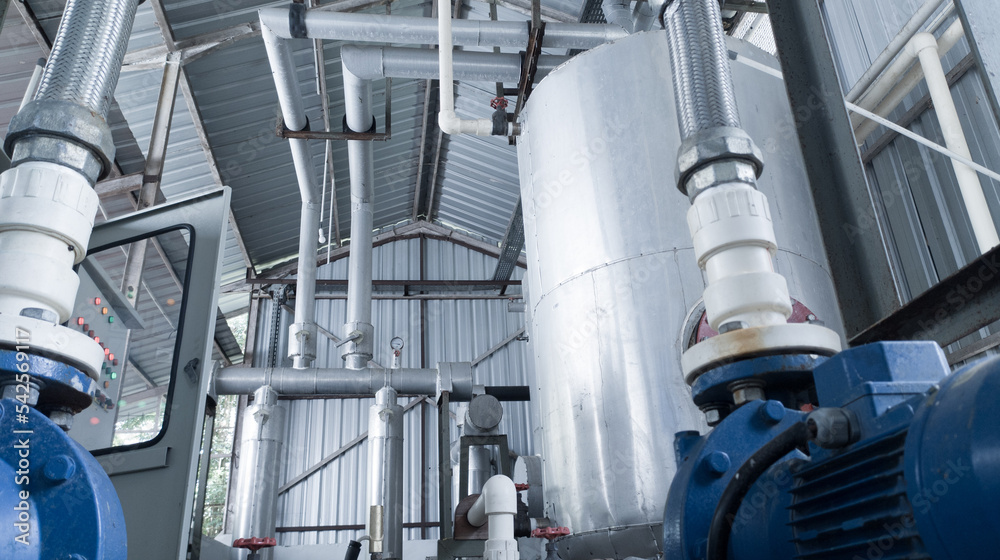 Motor Induction pump to circulation water boiler industry. Electrical ...