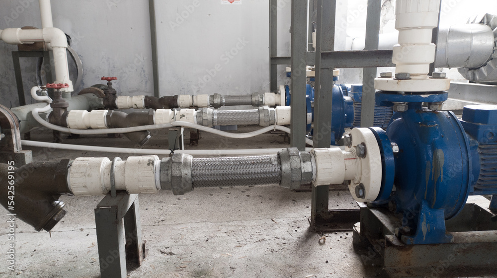 Motor Induction pump to circulation water boiler industry. Electrical ...