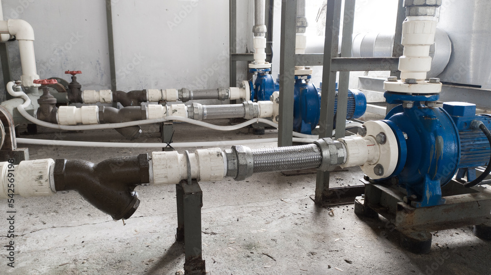 Motor Induction pump to circulation water boiler industry. Electrical ...