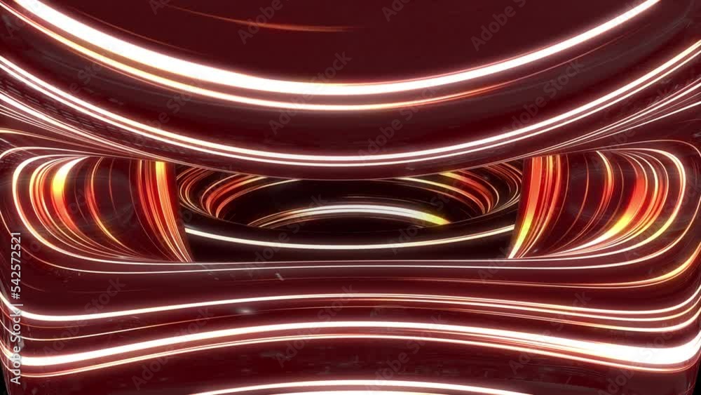NEON SERIES glow 4K abstract moving seamless art loop background ...