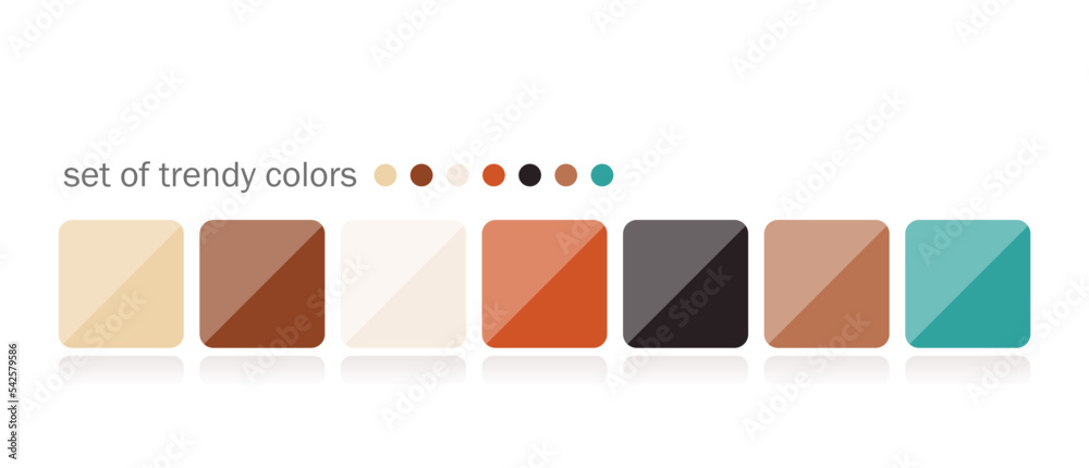 Trendy color palette materials, color schemes, color charts, color ...
