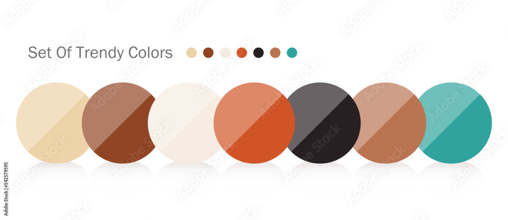 Trendy color palette materials, color schemes, color charts, color ...