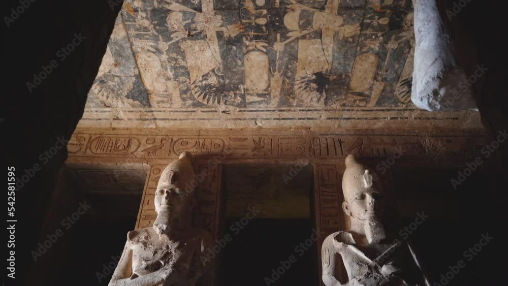 ramses II temple of the most famous pharaoh of the ancient Egypt ...