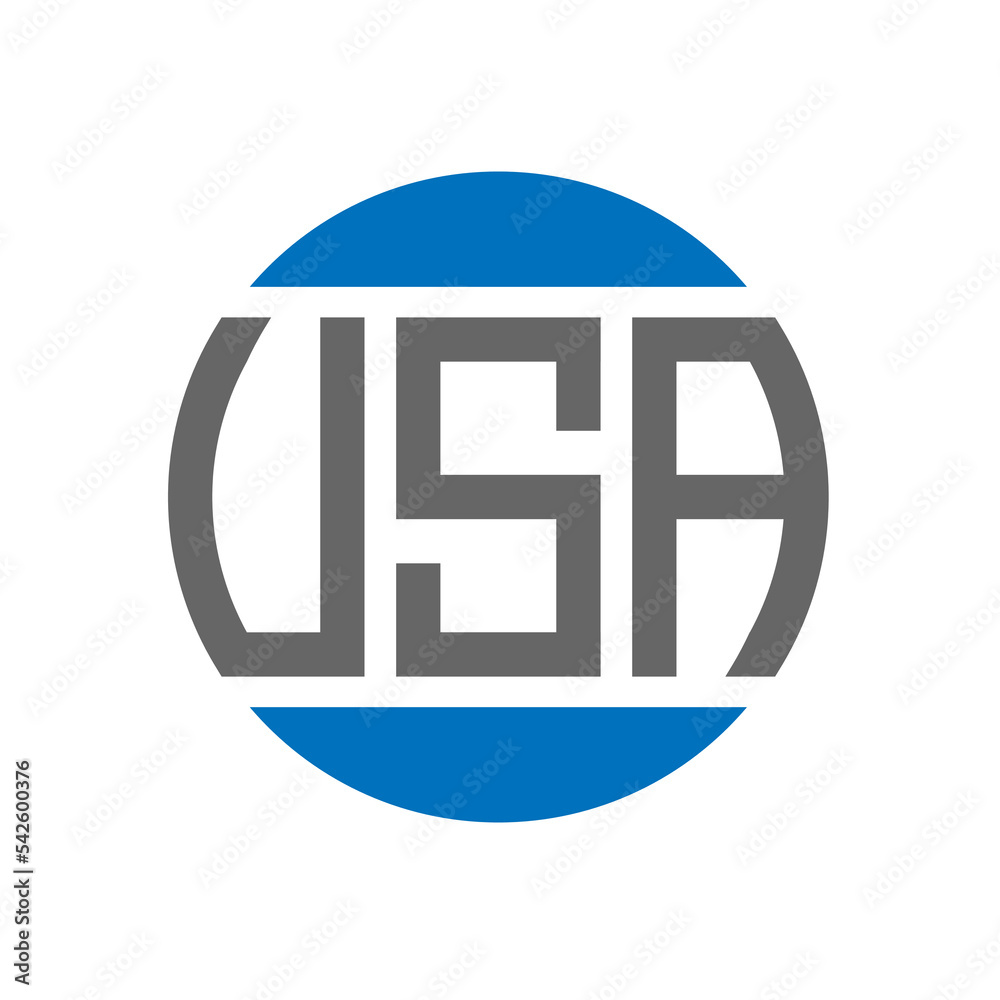 VSA letter logo design on white background. VSA creative initials ...