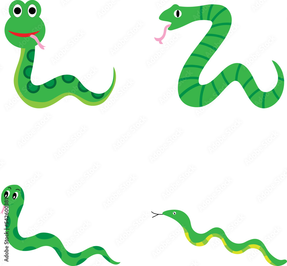 Snake Vector illustration. Snake image or clip art. Stock Vector ...