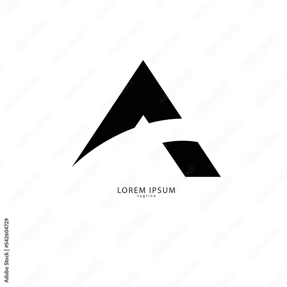 simple letter a logo unique template vector set,Initial letter A logo ...