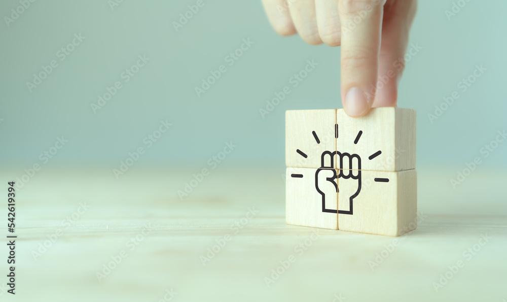 Culture of empowerment concept. Winning, success and life goals. Ways ...