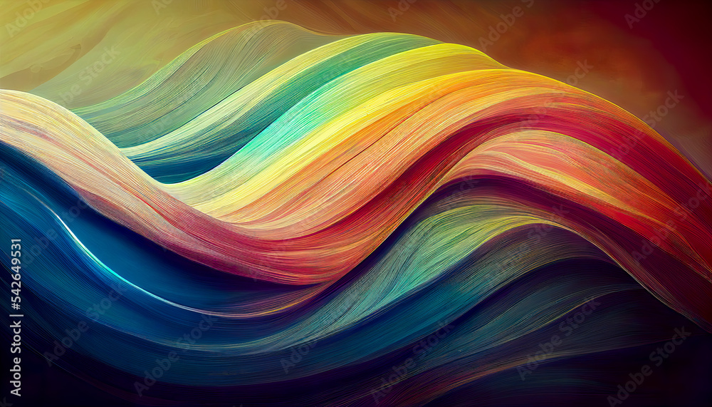 Organic abstract gradient wallpaper background header illustration ...