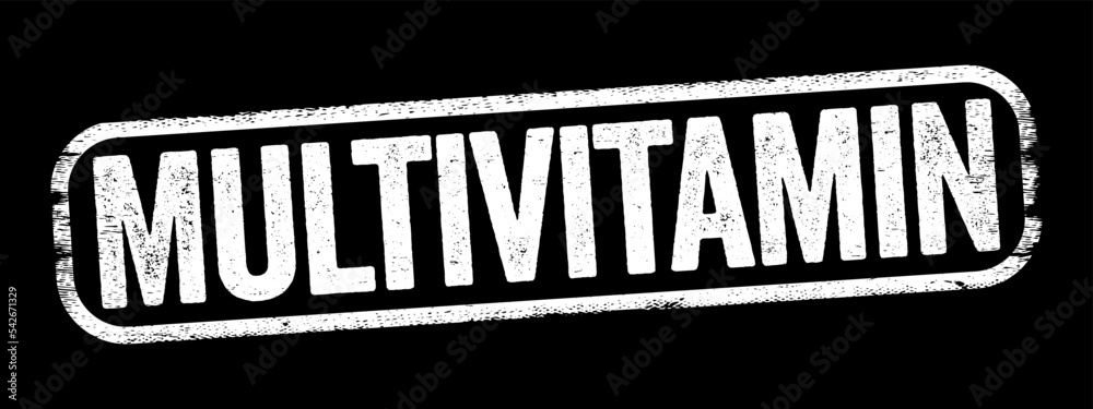 Multivitamin is a preparation intended to serve as a dietary supplement ...