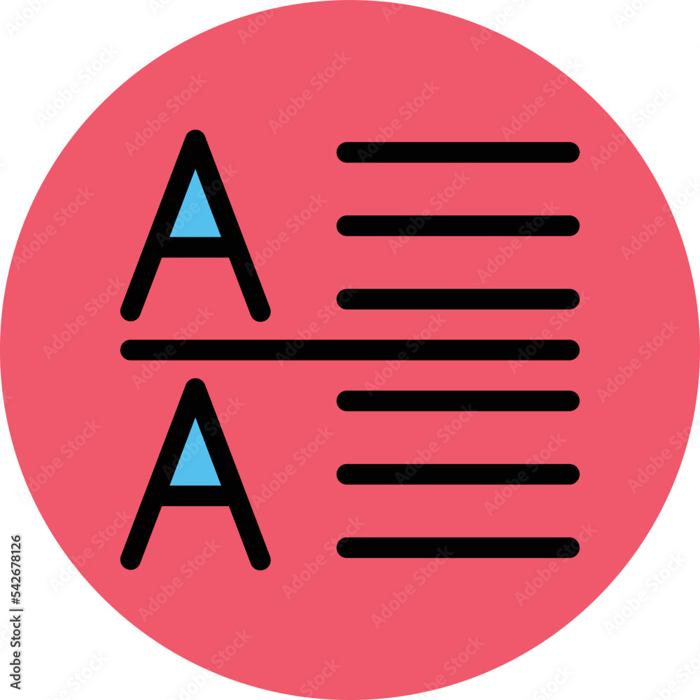 Alphabet A Vector icon which is suitable for commercial work and easily ...