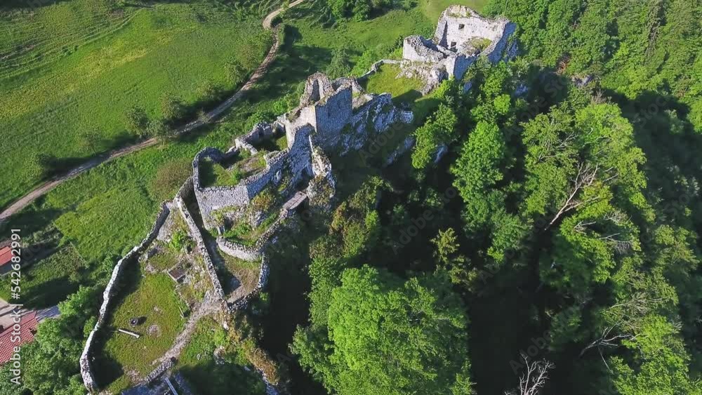 Alt-Bechburg Castle is in Holderbank of the Canton of Solothurn in ...