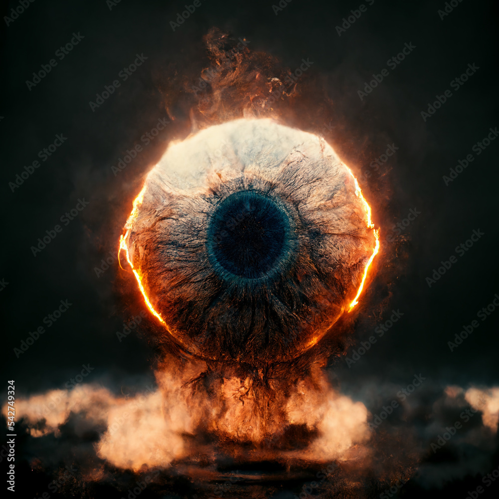 observer eye Stock Illustration | Adobe Stock