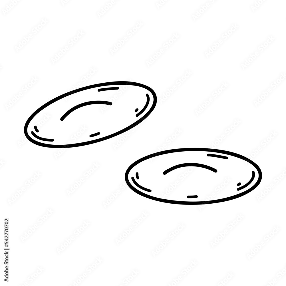 Doodle drum cymbals. Vector sketch illustration of musical instrument ...