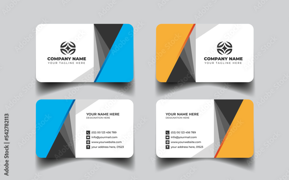 Professional corporate card design creative business card design ...