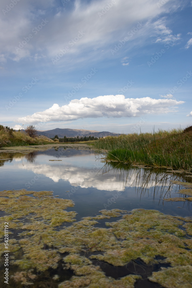 diversos paisajes del Valle del Mantaro en los andes peruanos Stock ...