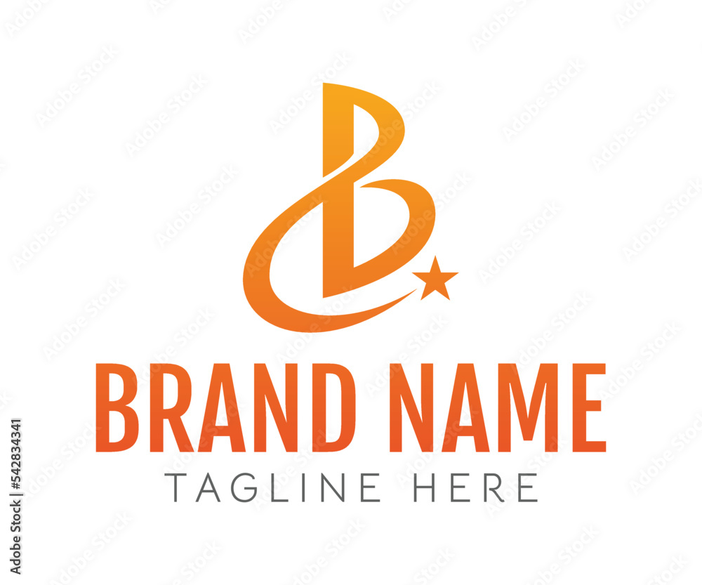 Vetor de Initial letter SB logo vector design template. SB or BS letter ...