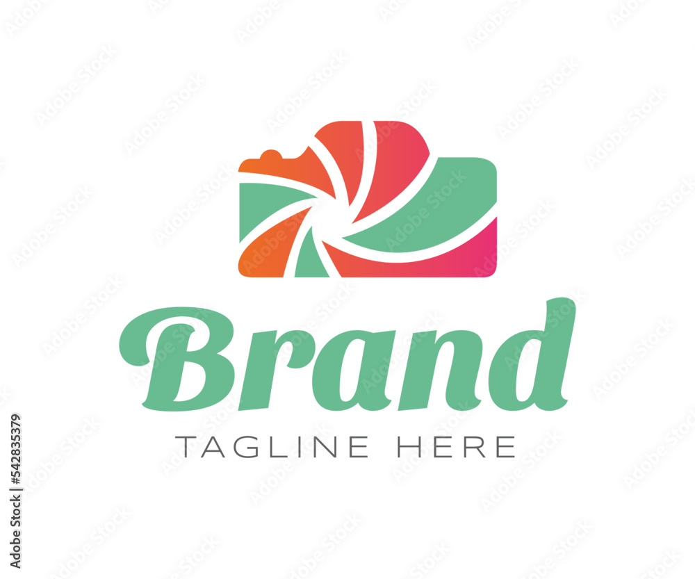 Children photography logo icon design template. Photo kid studio logo ...