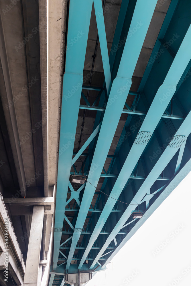 Steel structure of the road under the expressway,steel structure ...