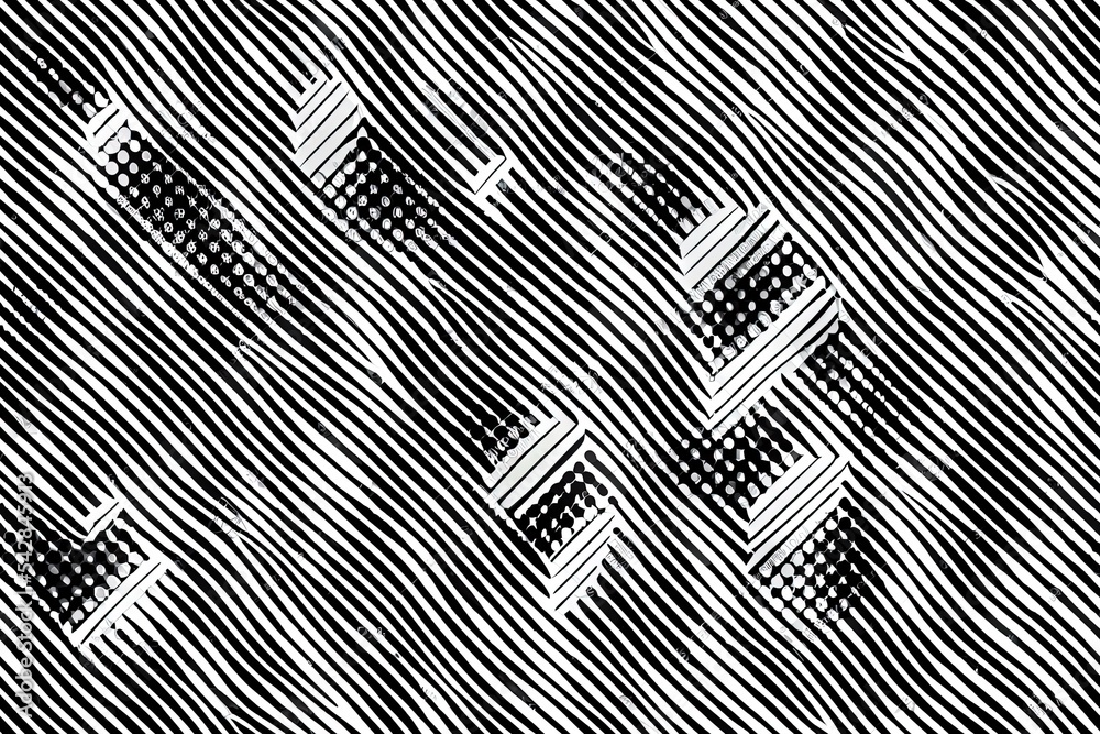 Dot perforation texture. Dots halftone seamless pattern. Fade shade ...