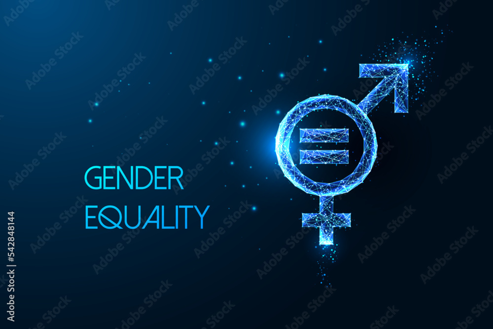 Equality Symbol Blue
